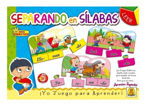 Juego De Mesa Separando Silabas – Casa de Andres