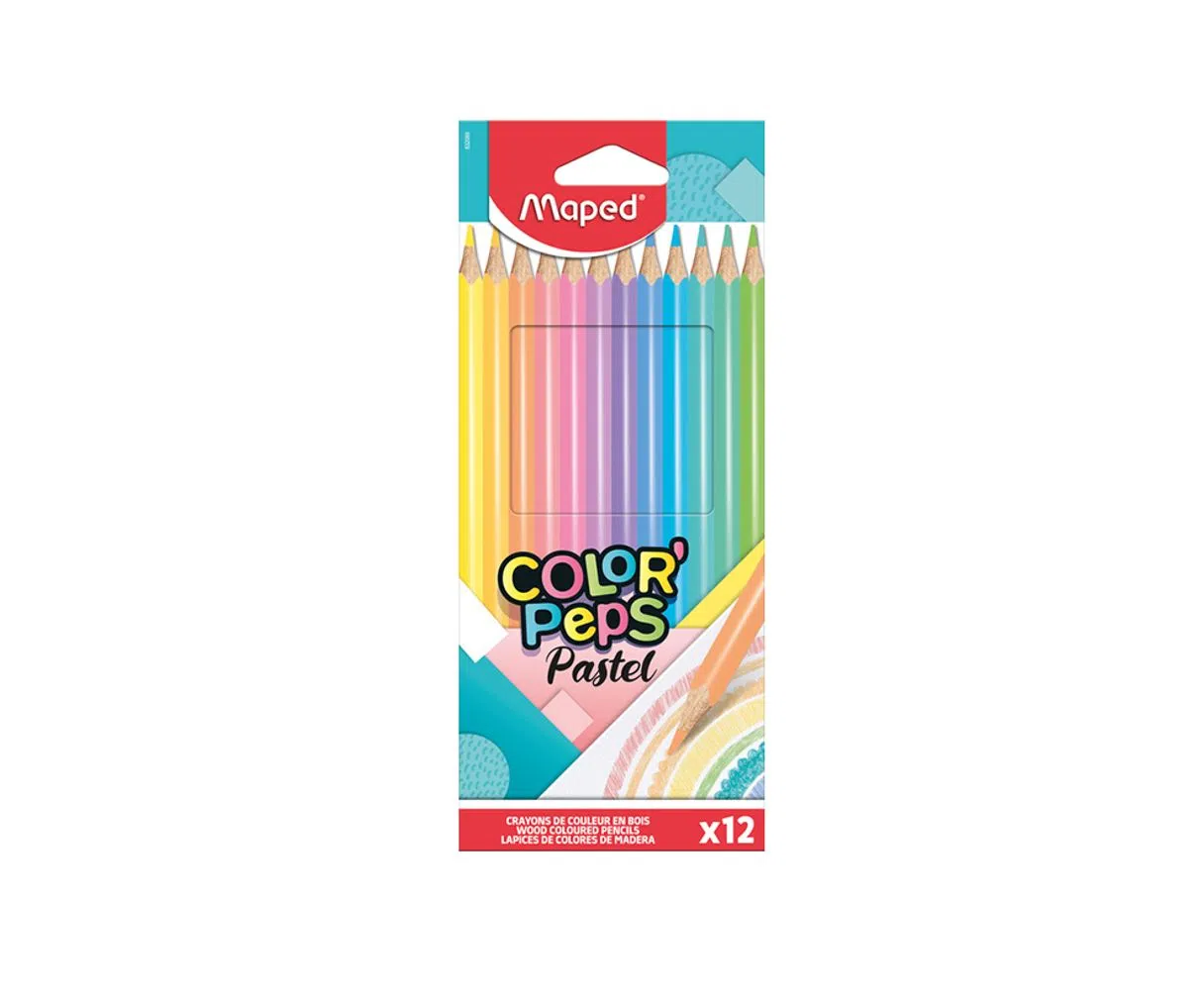 Lapices De Color Maped Pastel X 12 Largos – Casa de Andres