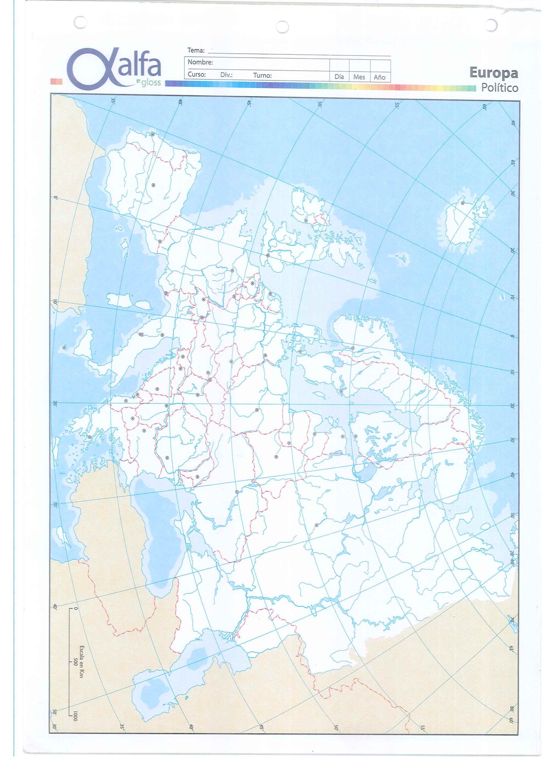 Mapa N5 De Europa Politico Casa De Andres